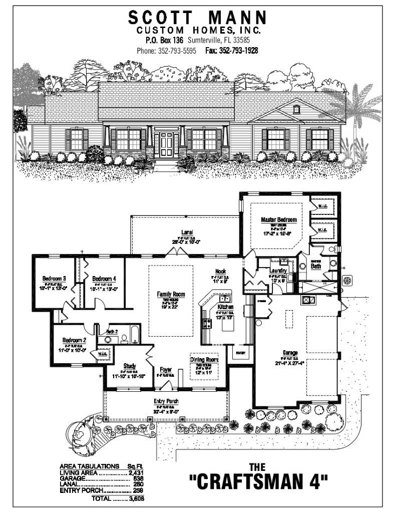 Custom Homes Scott Mann Home Builder Lake, Sumter, Marion, Hernando ...